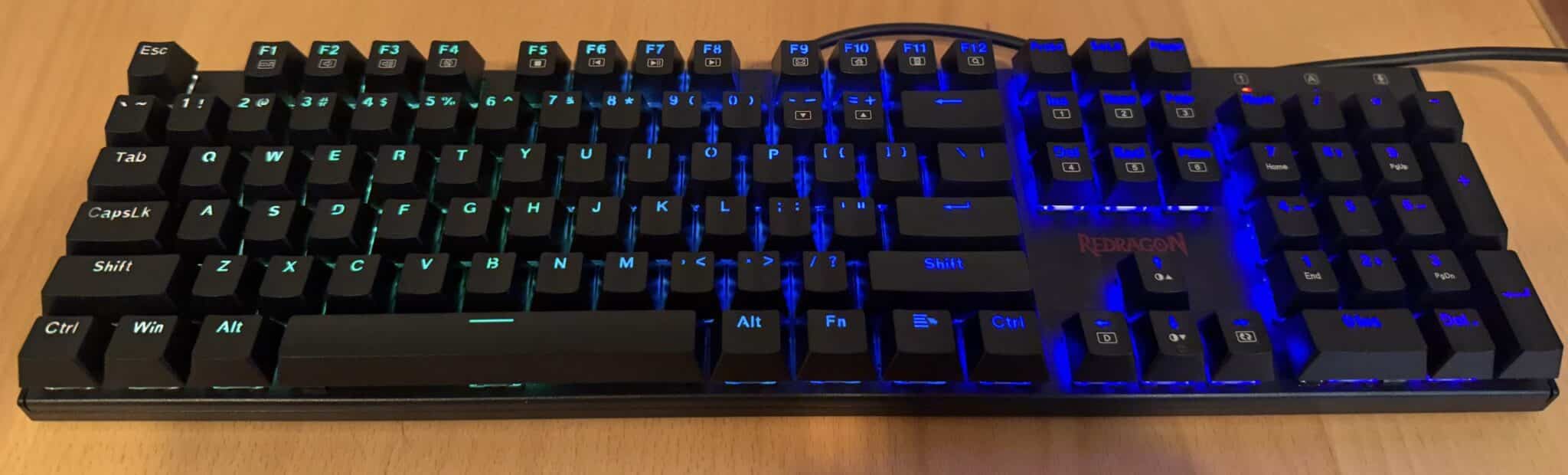 Redragon K565 Rudra Review – Entry-Level RGB Mechanical Gaming Keyboard