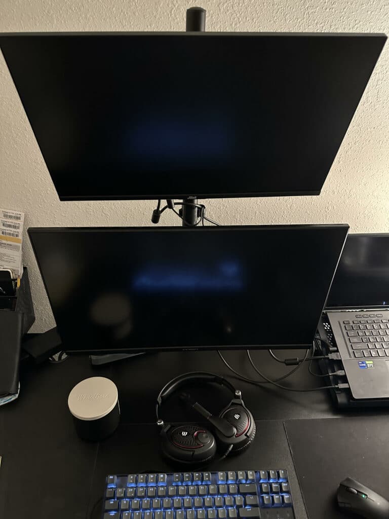 Huanuo HNHM5 Review – Vertical Dual Monitor Mount for 17” to 32 ...