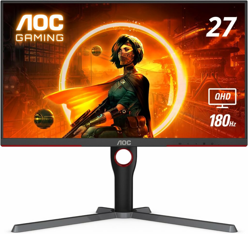 AOC Q27G3XMN Review – 27-Inch 180Hz Budget Gaming Monitor – Editor’s Choice