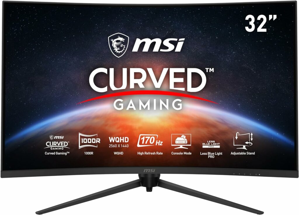 MSI Optix G321CQP E2 Review – Affordable 32-nch 1440p Gaming Monitor ...