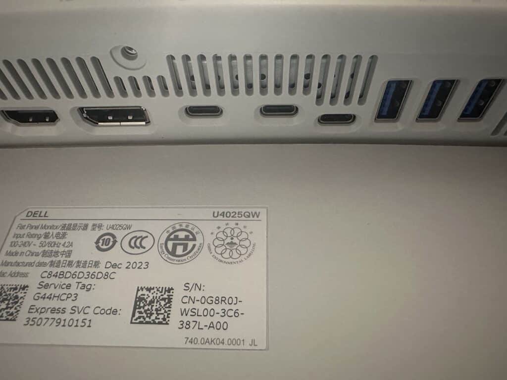 Dell U4025QW Review – Premium 120Hz WUHD Ultrawide with Thunderbolt 4 ...