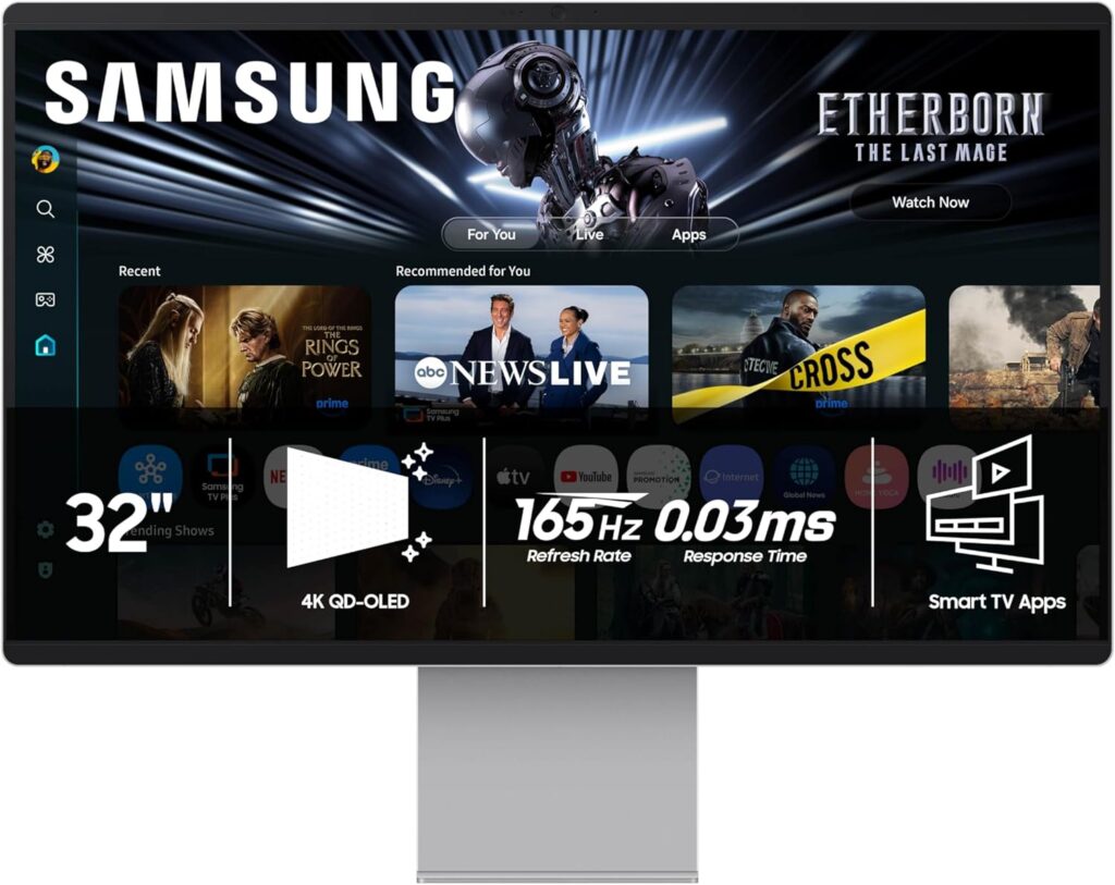 Samsung M9 M90SF Review – 32–Inch OLED Smart Monitor for Mixed Use